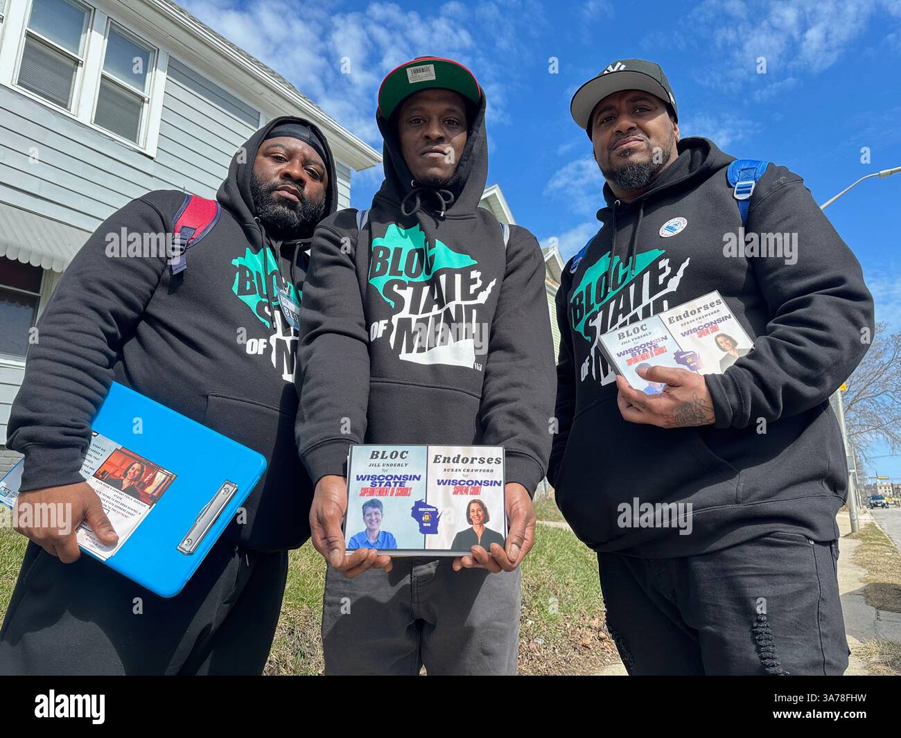 Racine, Wisconsin, USA. 26th Mar, 2025. With Wisconsin's Supreme Court ...