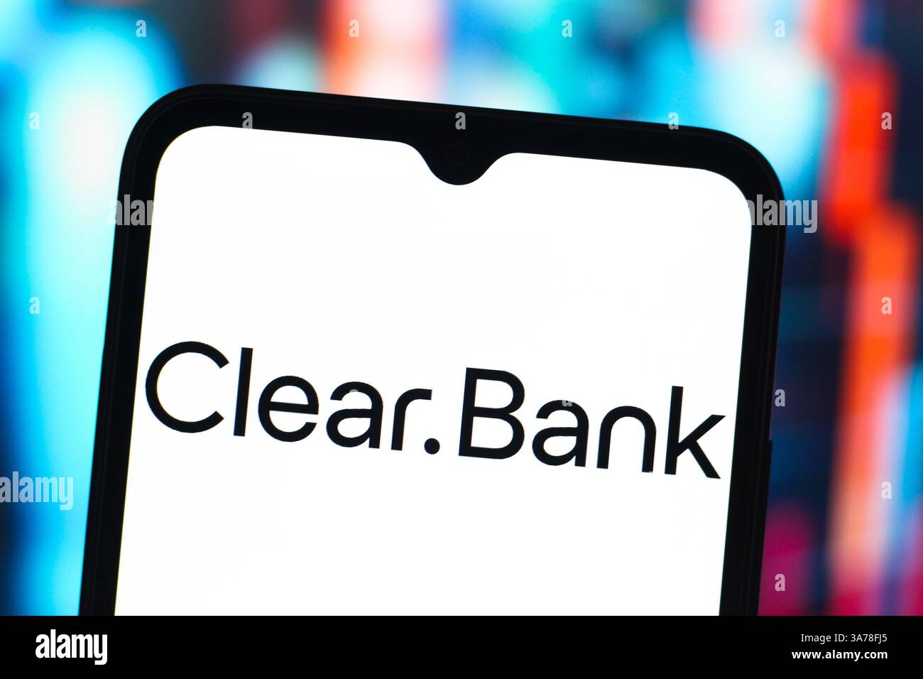 Canada. 26th Mar, 2025. In this photo illustration, the ClearBank logo ...