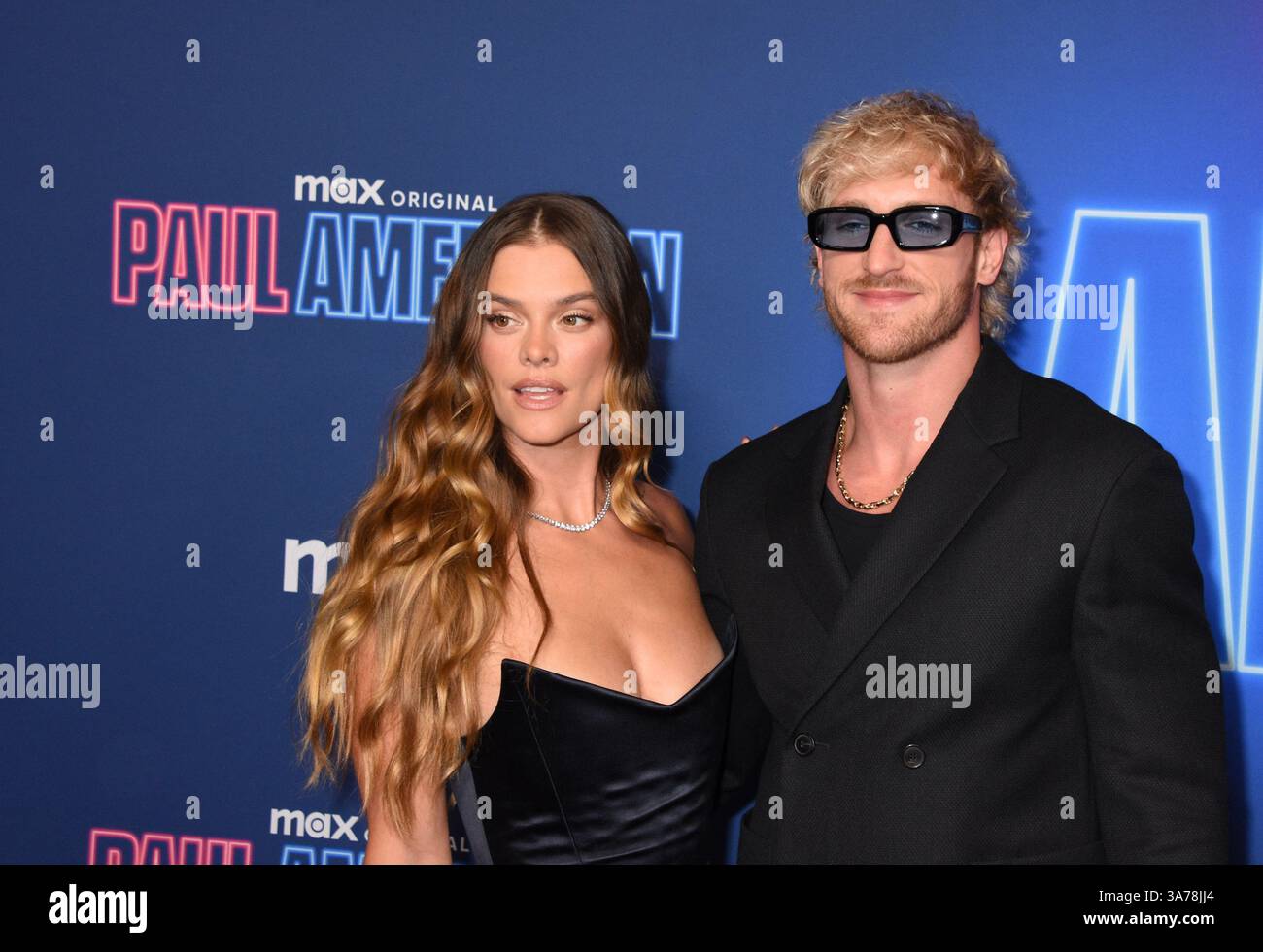 New York, NY, USA. 26th Mar, 2025. Nina Agdal and Logan Paul at the ...