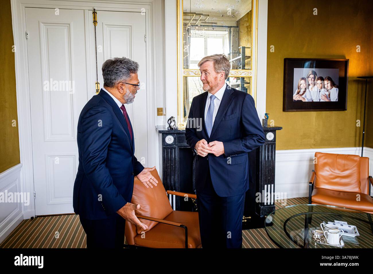 The Hague, The Netherlands. 26th Mar, 2025. King Willem-Alexander ...