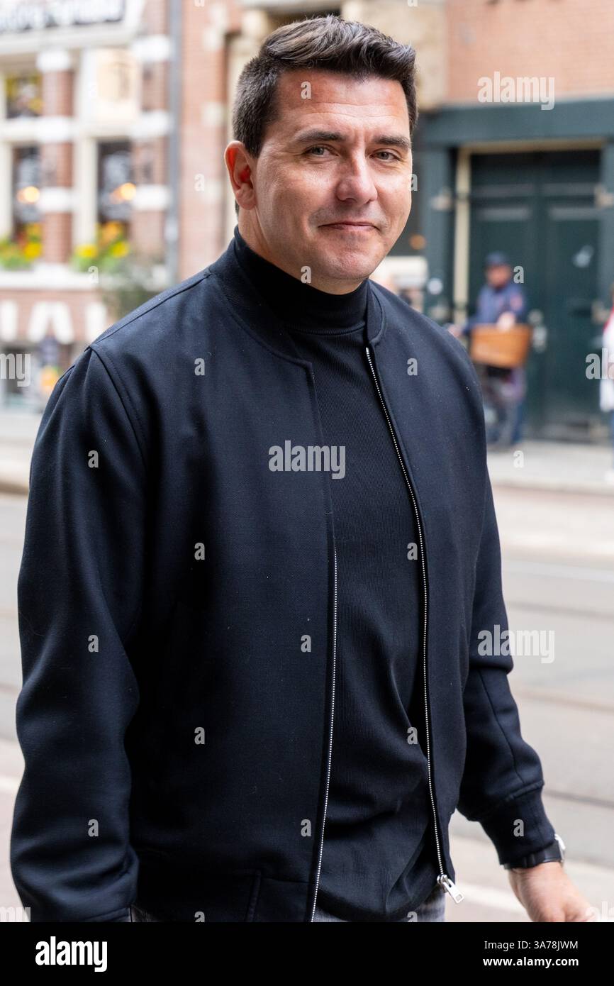 Jan Smit at the DeLaMar Theater in Amsterdam for the farewell of singer ...