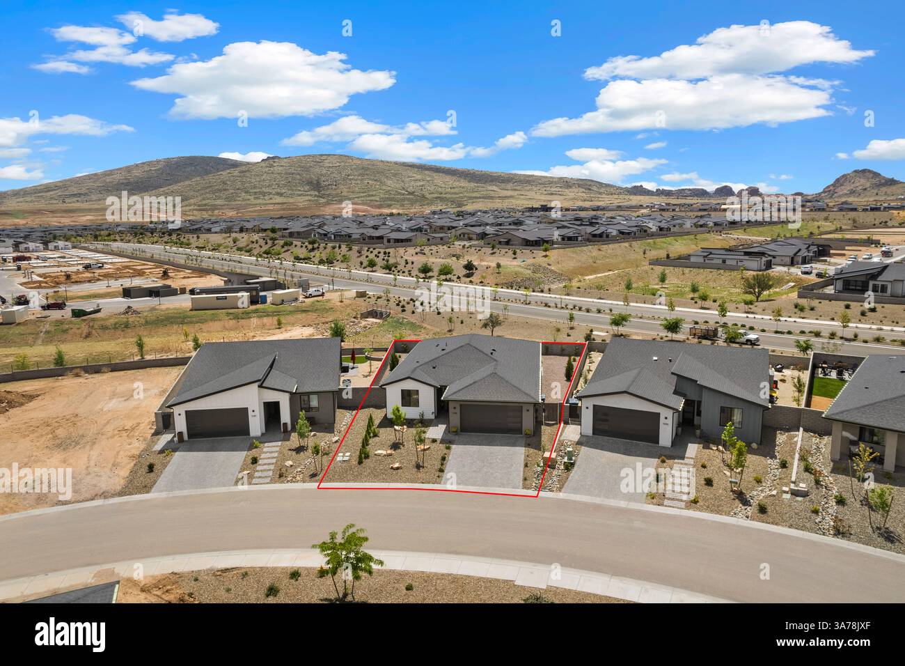 Aerial footage houses building on hi-res stock photography and images ...