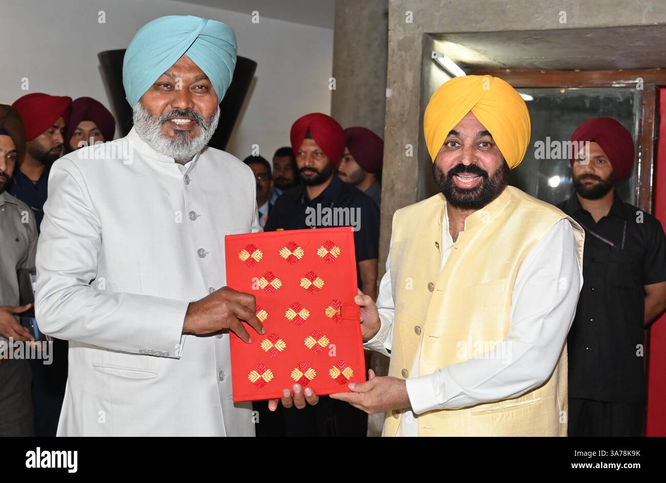 Chandigarh, India. 26th Mar, 2025. CHANDIGARH, INDIA - MARCH 26: Finance Minister Punjab Harpal ...