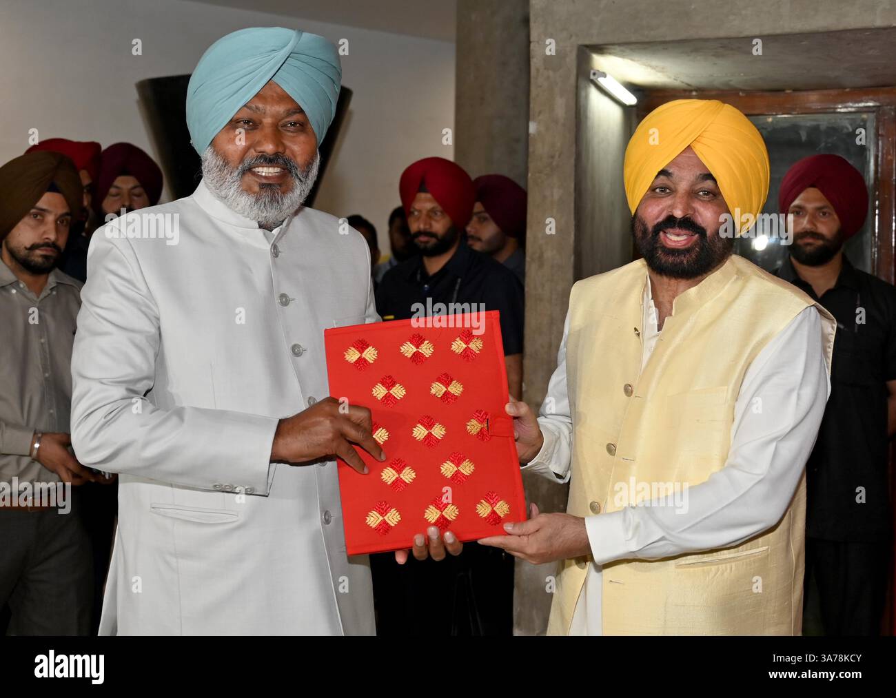 Chandigarh, India. 26th Mar, 2025. CHANDIGARH, INDIA - MARCH 26: Finance Minister Punjab Harpal ...