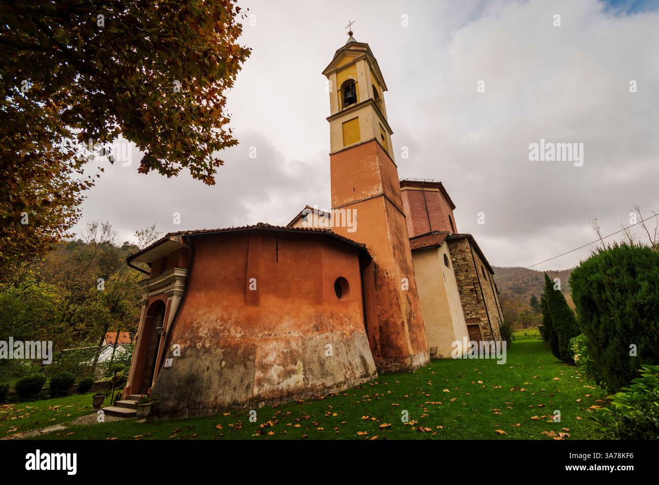 Mallare, Savona, Italy. The Sanctuary of Santa Maria dell'Eremita. The ...