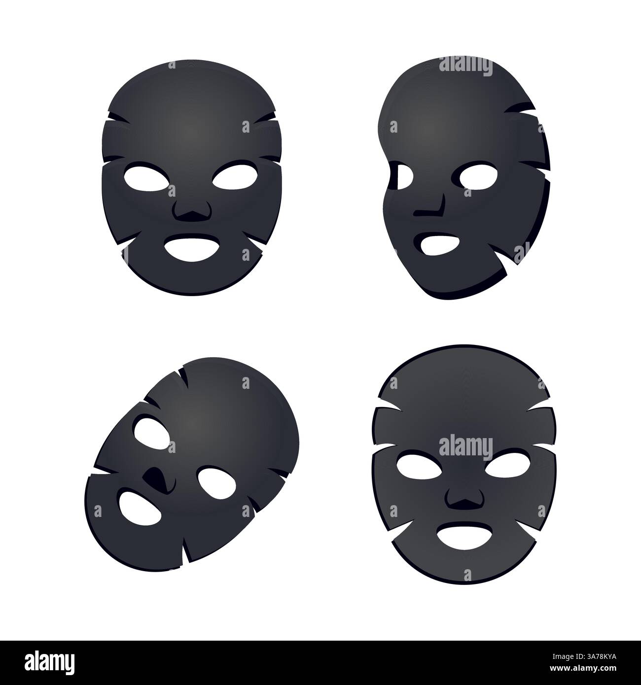 Facial moisturizing sheet mask Cut Out Stock Images & Pictures - Alamy