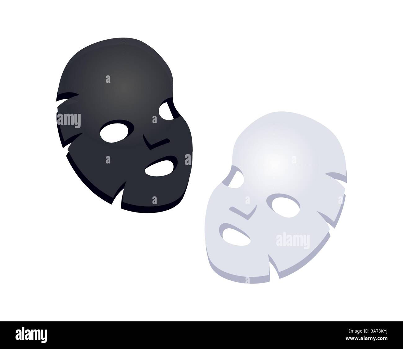 Exfoliating face Stock Vector Images - Alamy