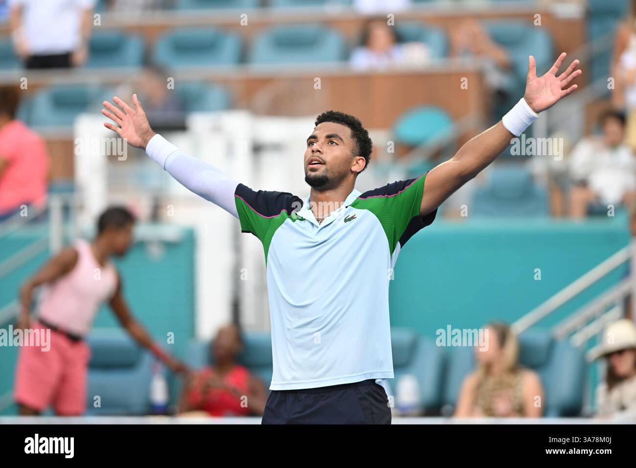 MIAMI GARDENS, FL - MARCH 26: Arthur Fils (FRA), wins his match against ...