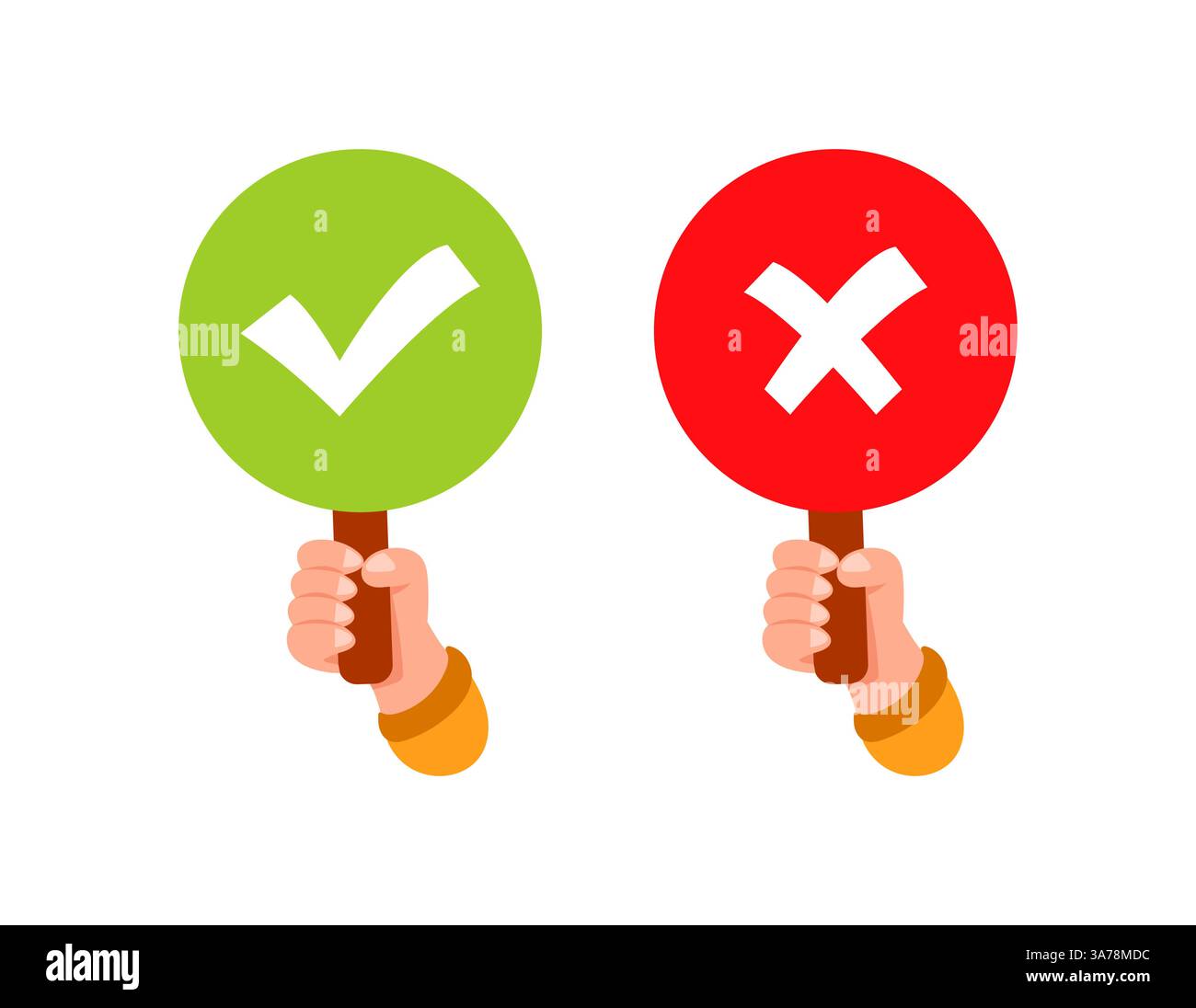 Decision making concept positive Cut Out Stock Images & Pictures - Alamy