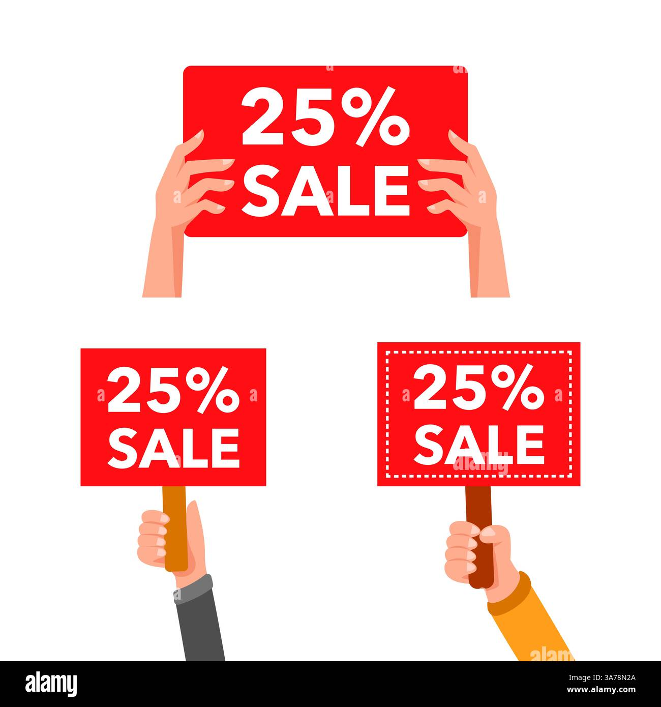 25 percent Cut Out Stock Images & Pictures - Alamy