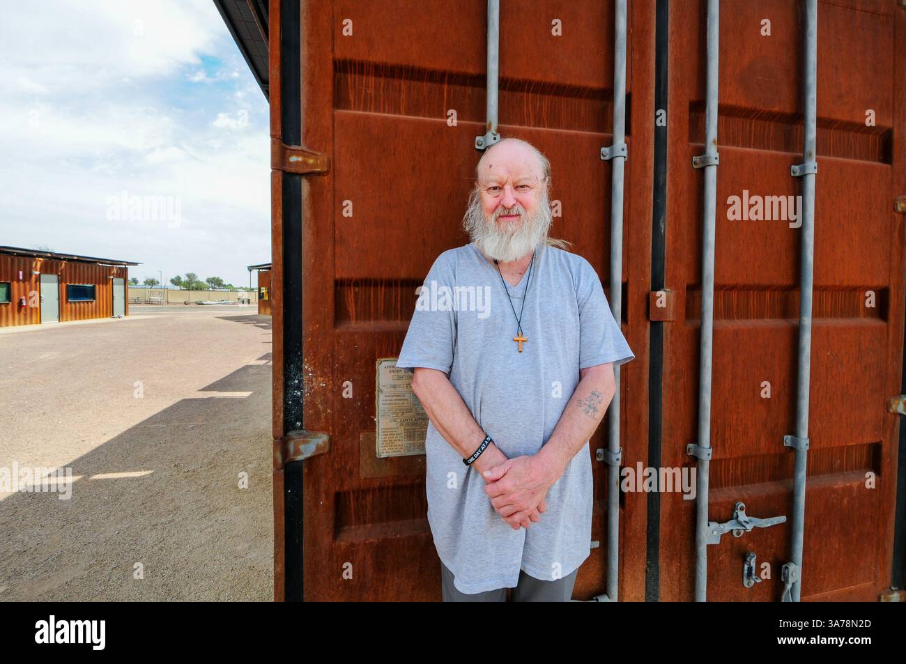 Phoenix, Arizona, USA. 26th Mar, 2025. William, a resident of the X ...