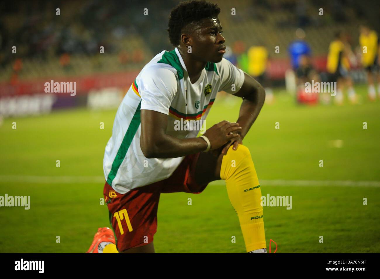 YAOUNDE, CAMEROON - MARCH 24: Carlos Baleba of during the Men FIFA ...