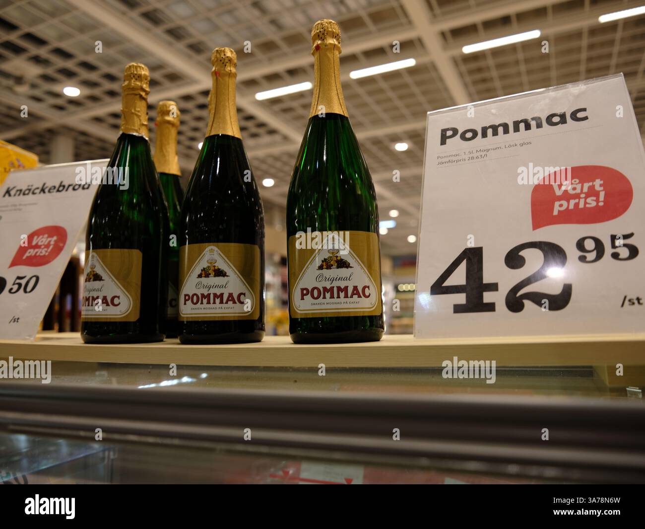 Limhamn, Skåne, Sweden. July 1 2022. Inside ICA Supermarket Limhamn ...
