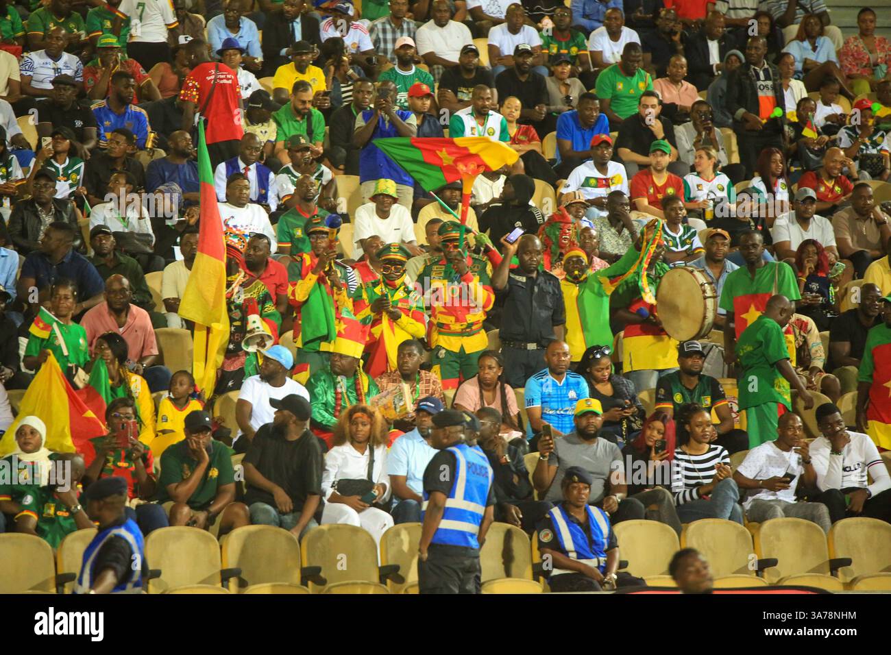 YAOUNDE, CAMEROON - MARCH 24: during the Men FIFA World Cup qualifiers ...