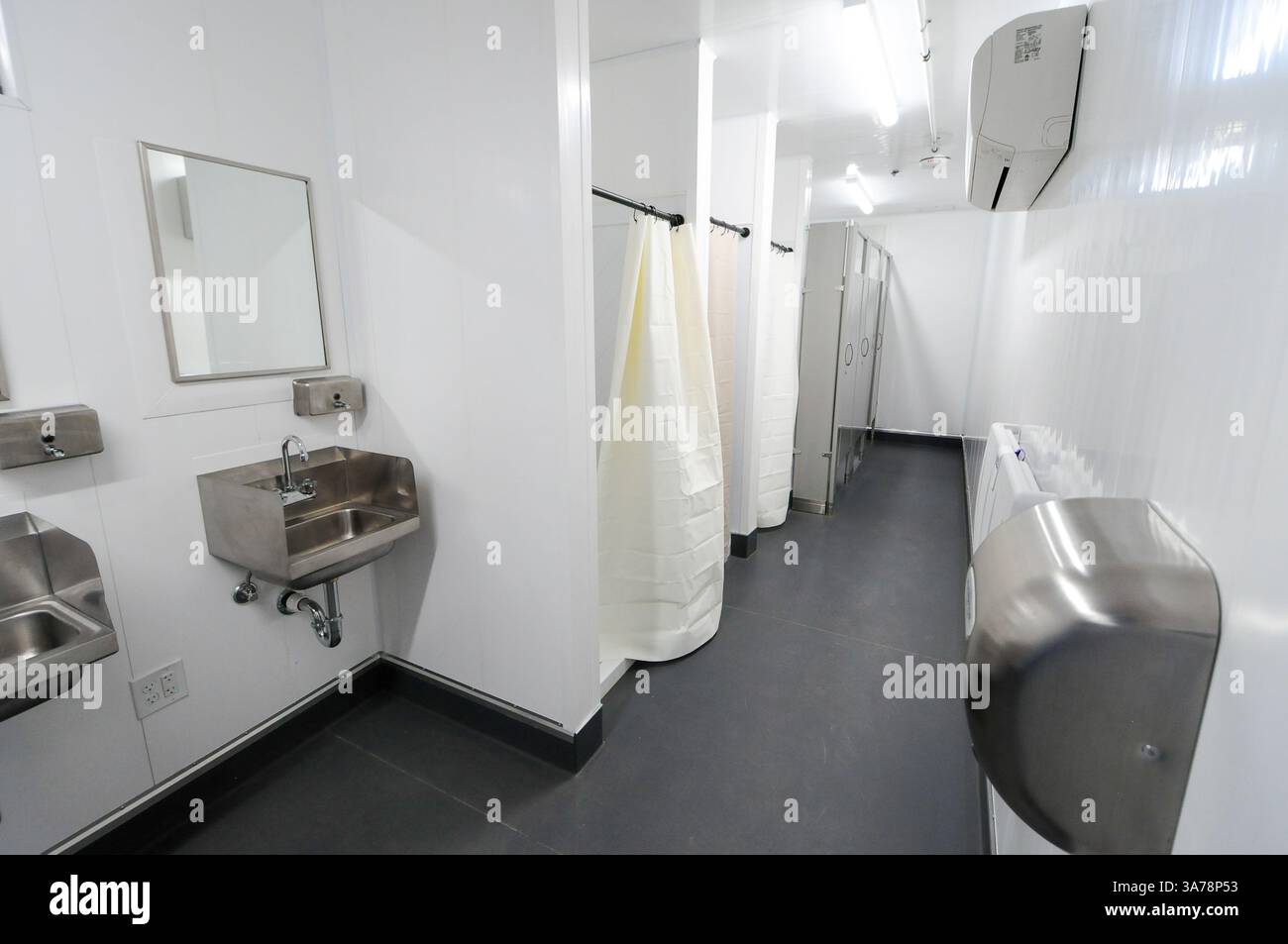 Phoenix, Arizona, USA. 26th Mar, 2025. A hygiene area at the Phoenix ...