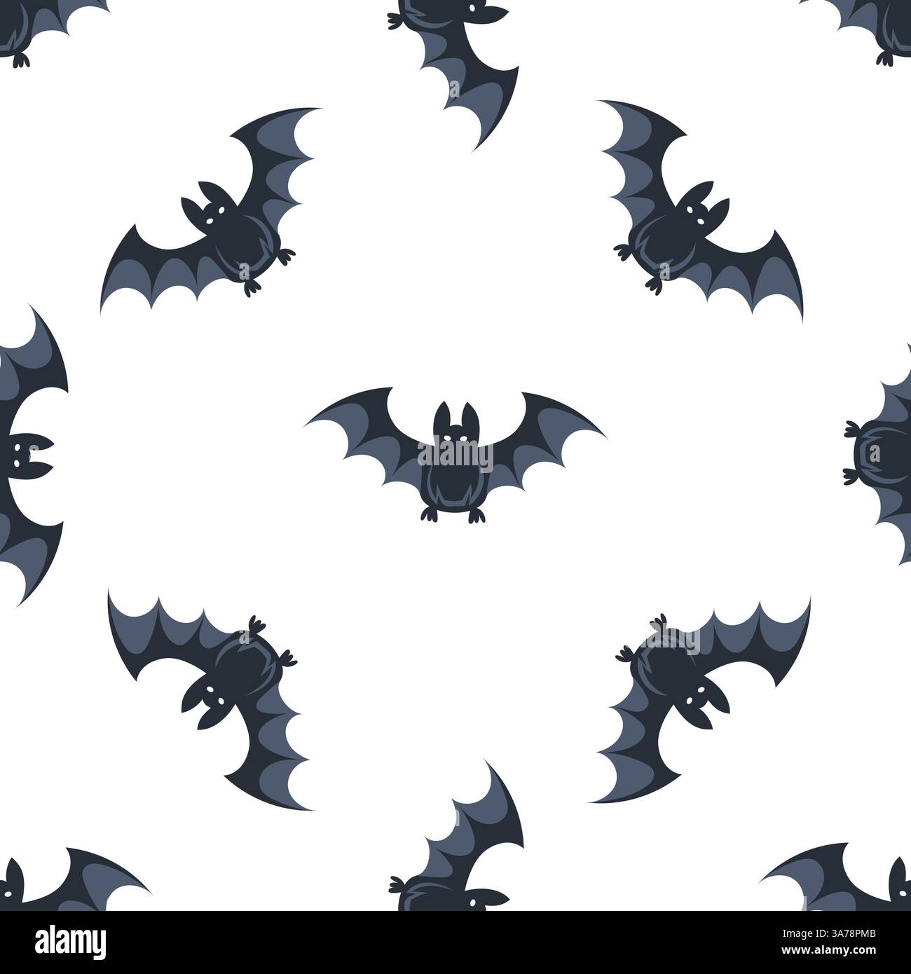 Cartoon bat is spreading its wings Stock Vector Images - Alamy