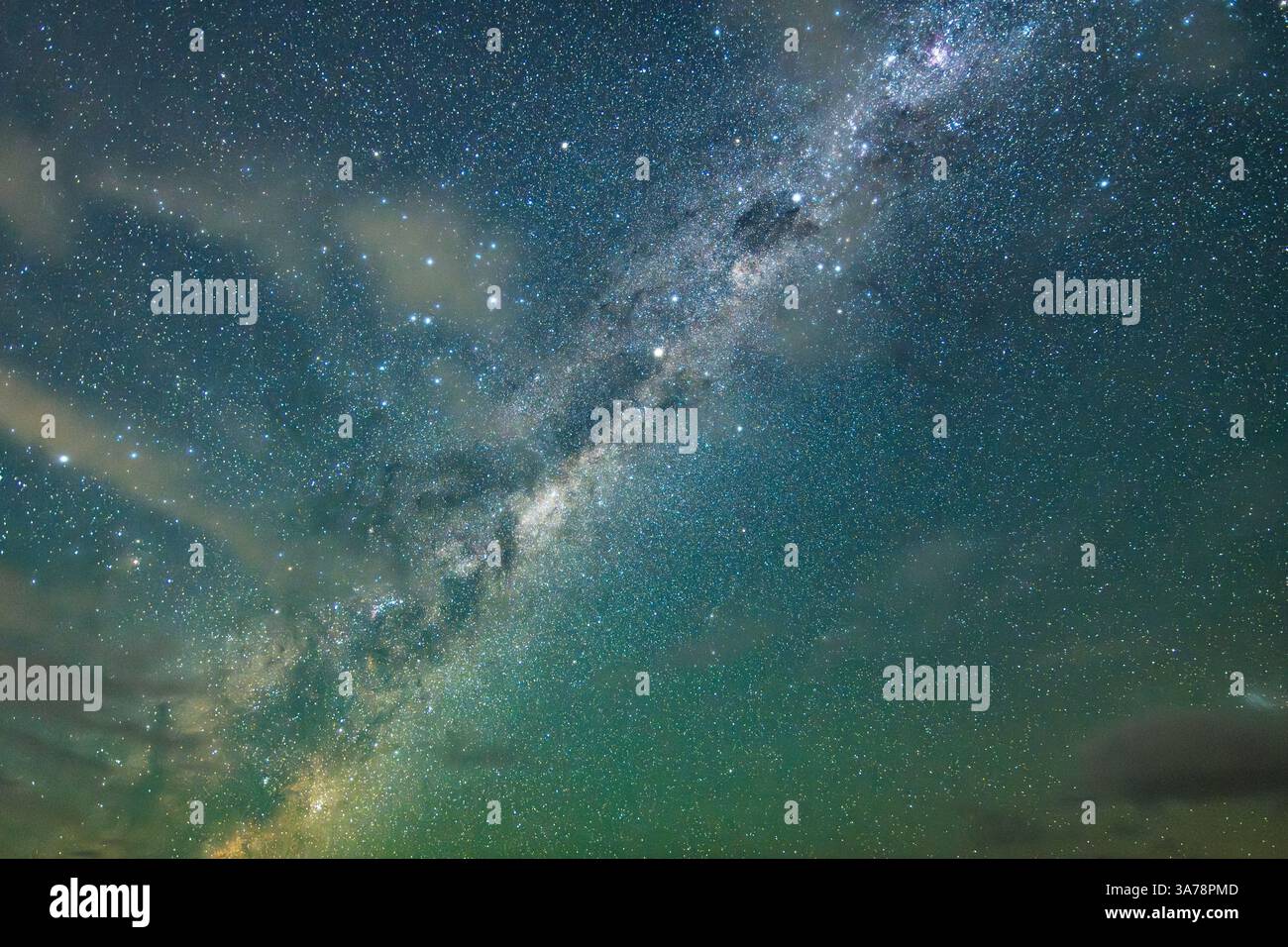 The Dark Emu in the Milky Way night sky filled with stars and light ...