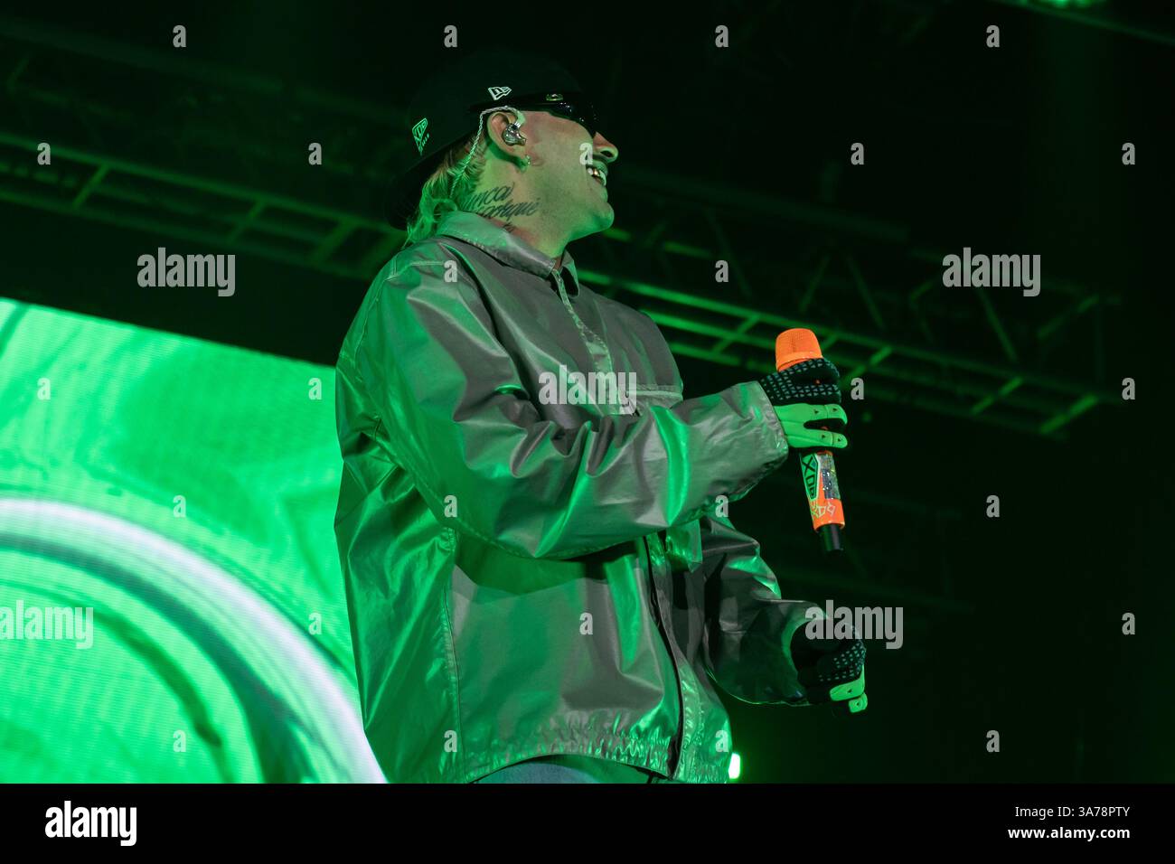 Milan, Italy. 26 March 2025. Colombian singer Feid (Salomòn Villada ...