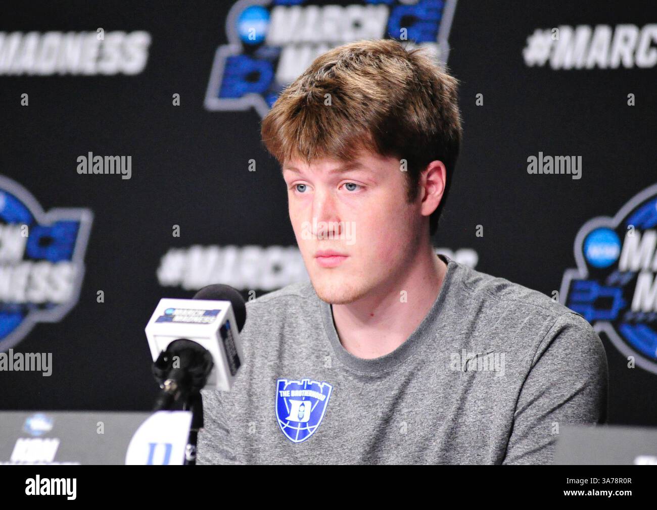 Duke's Kon Knueppel during a press conference on March 26, 2025, in ...