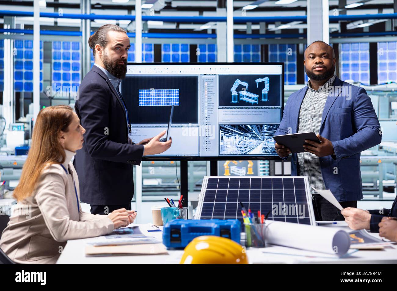 Photovoltaics factory production manager hi-res stock photography and ...