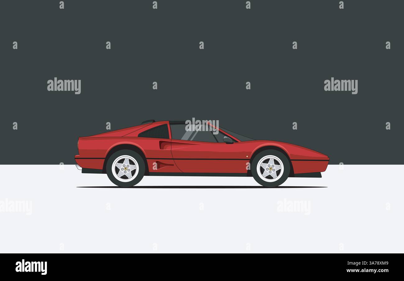 Ferrari 328 Stock Vector Images - Alamy