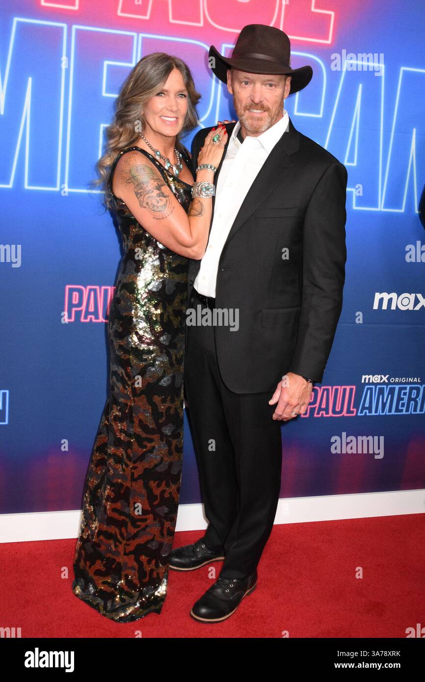 New York, NY, USA. 26th Mar, 2025. Hawkwind Kelly and Greg Paul at the ...