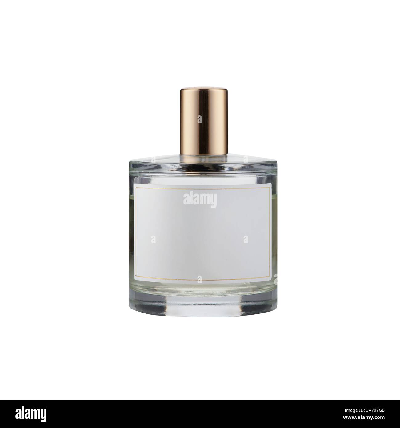 Blank label glass perfume Cut Out Stock Images & Pictures - Alamy