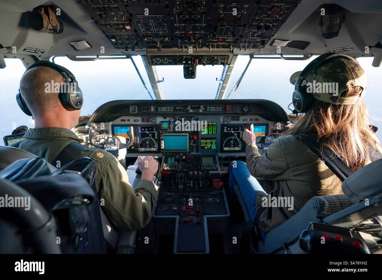 Department of Homeland Security (DHS) Secretary Kristi Noem receives an ...