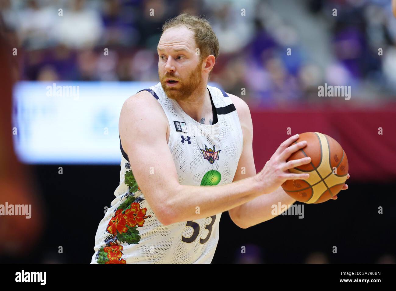 Kawasaki Todoroki Arena, Kanagawa, Japan. 26th Mar, 2025. Alex Kirk ...