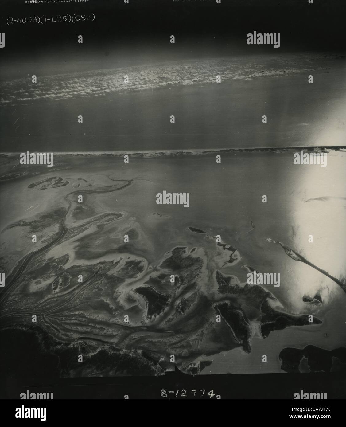 Intricate patterns of silt and sediment trace the flow of the Rio ...