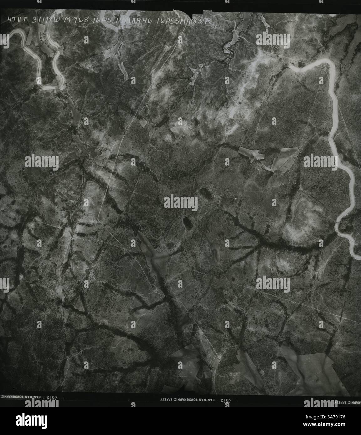 A stunning perspective of the Rio Grande basin from the air, with cloud ...