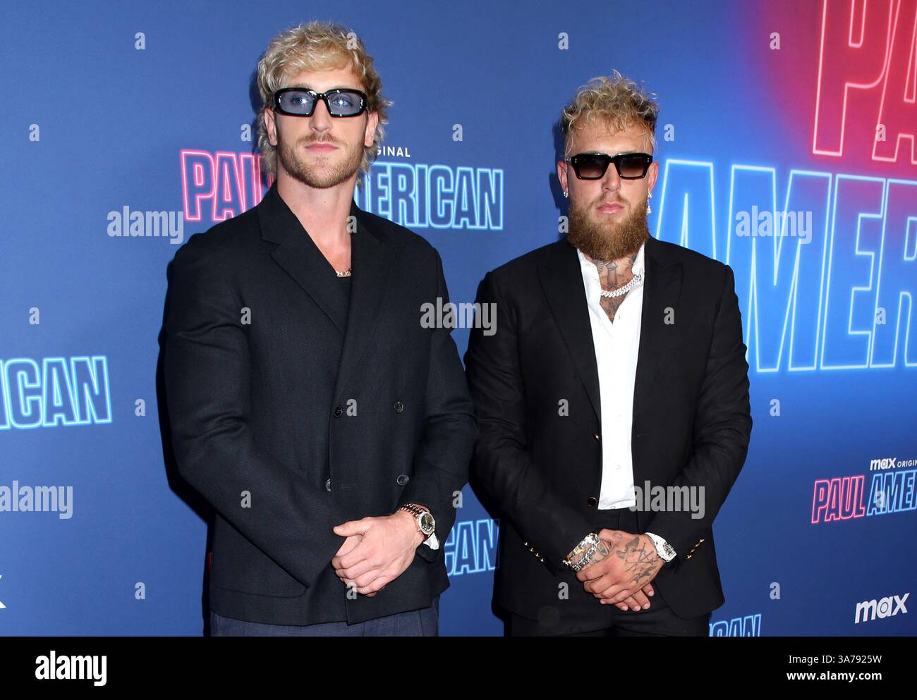 New York City, USA. 26th Mar, 2025. Logan Paul and Jake Paul attending ...