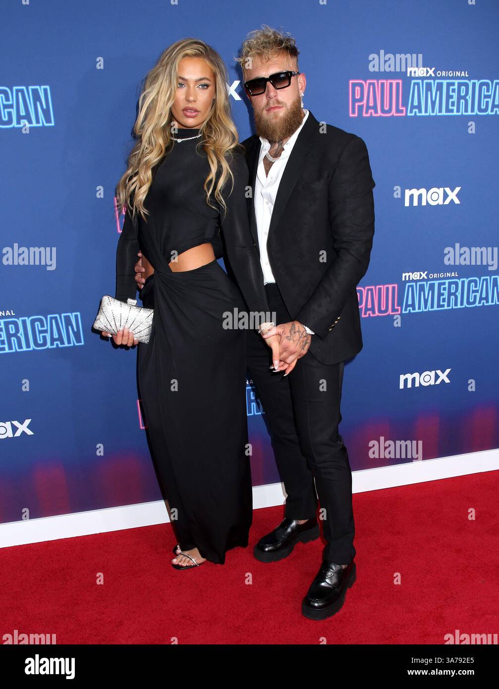 Jutta Leerdam and Jake Paul attending Max's 'Paul American' New York ...