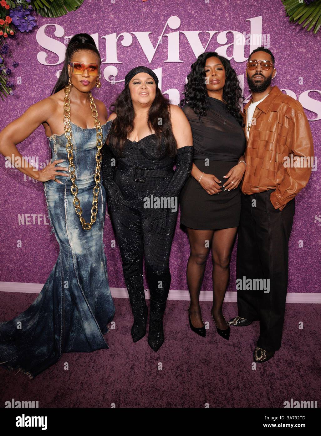 Peppermint, from left, Michelle Buteau, Tasha Smith, and Tone Bell ...