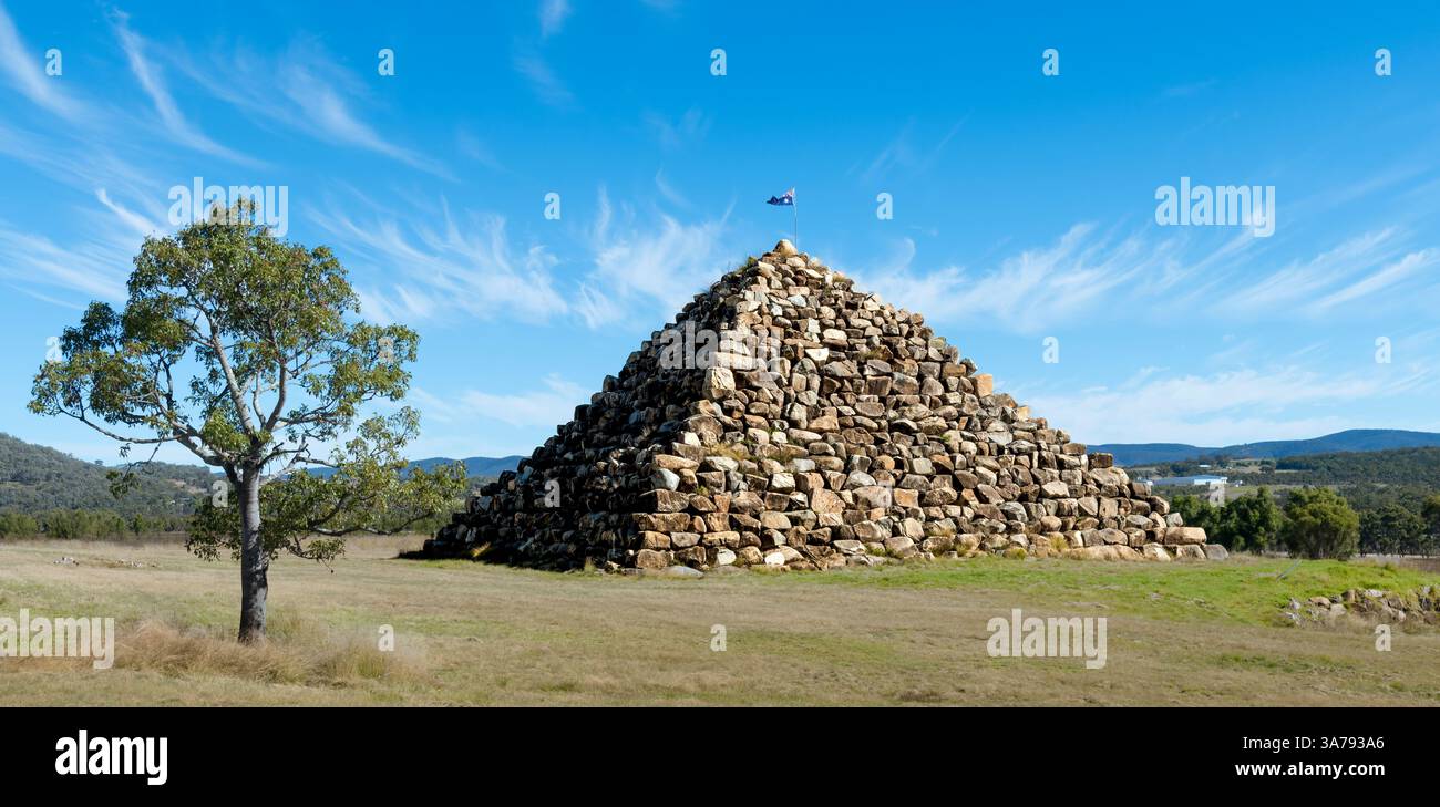 The Ballandean Pyramid is a man-made stone pyramid near the Granit Belt ...
