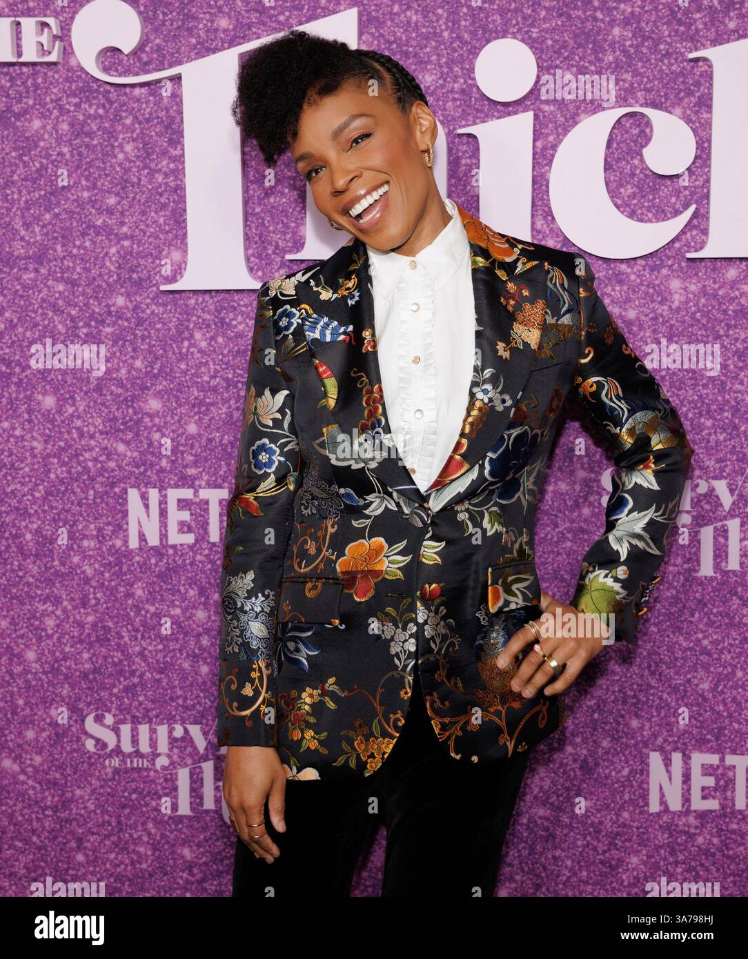 Amber Ruffin attends the premiere of Netflix's "Survival of the ...