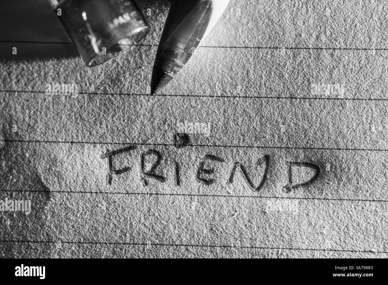 Happy friendship day best Black and White Stock Photos & Images - Alamy