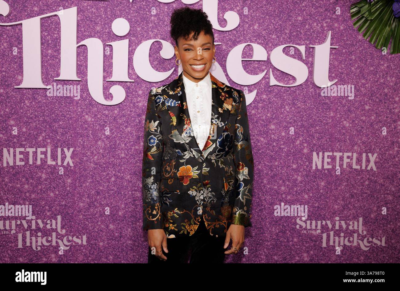 Amber Ruffin attends the premiere of Netflix's "Survival of the ...