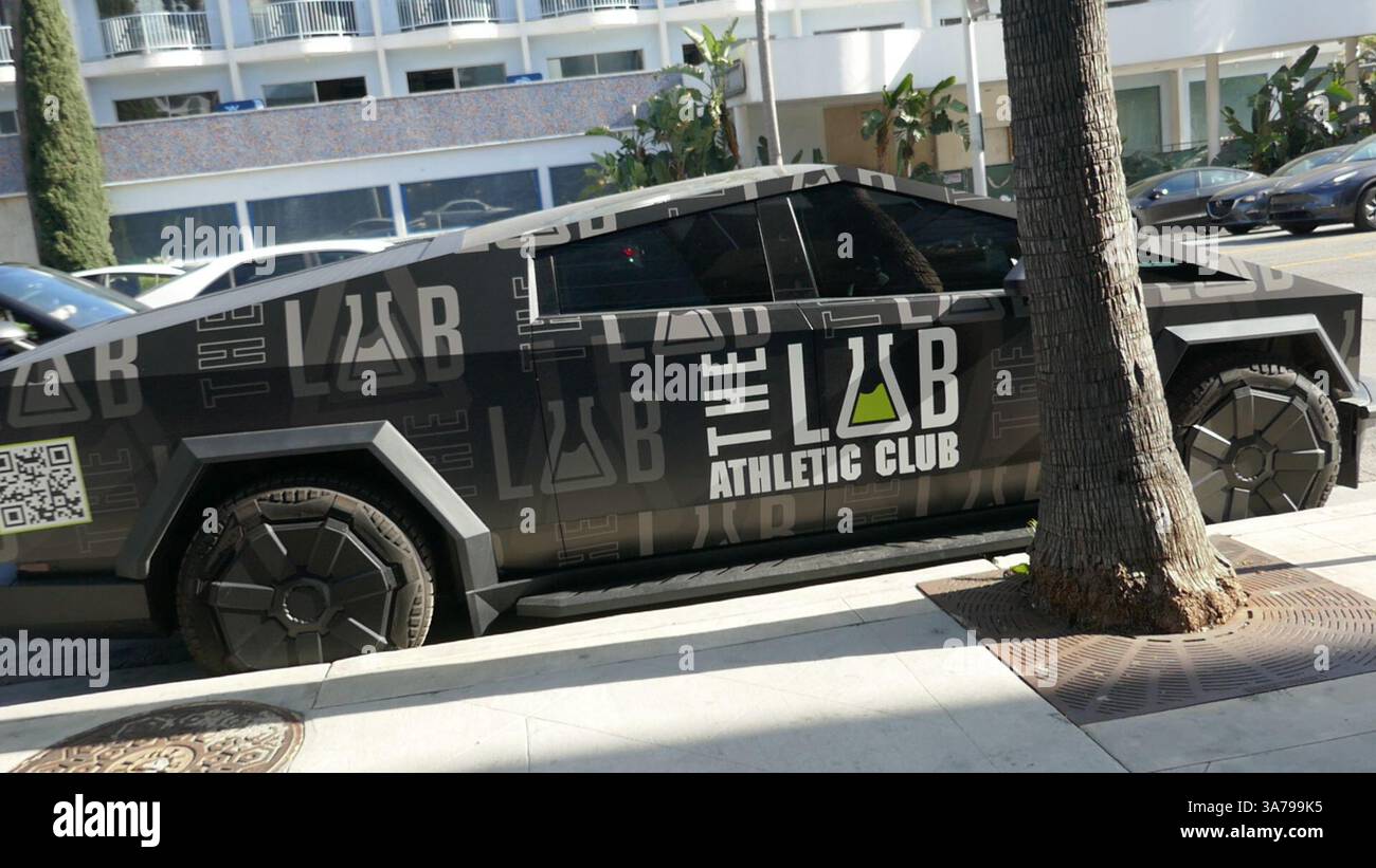 Los Angeles, California, USA 19th March 2025 Tesla Cybertruck The Lab ...
