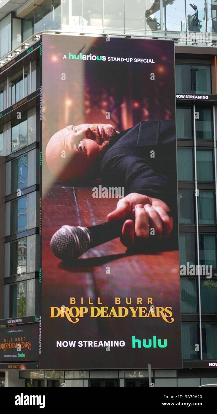 Los Angeles, California, USA 19th March 2025 Comedian Bill Burr Drop ...