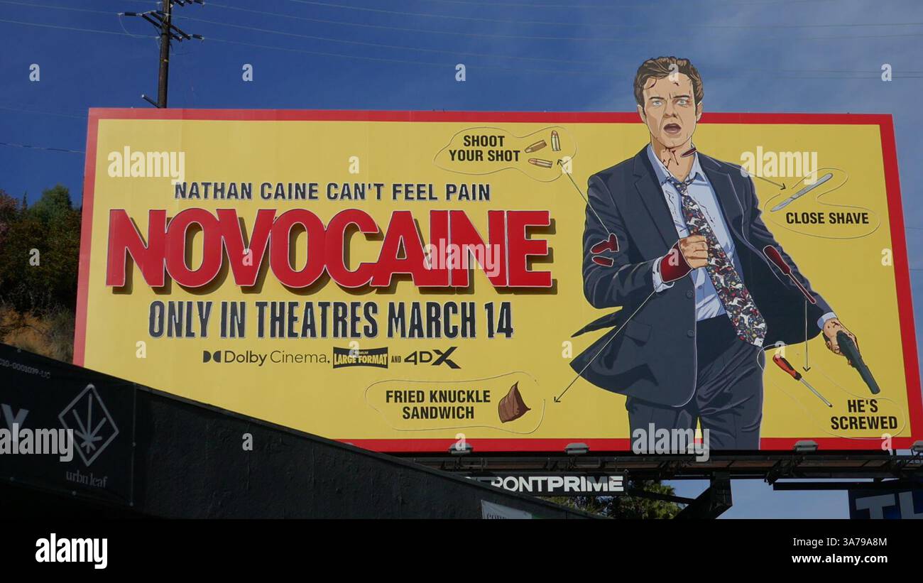 Los Angeles, California, USA 19th March 2025 Jack Quaid Novocaine ...