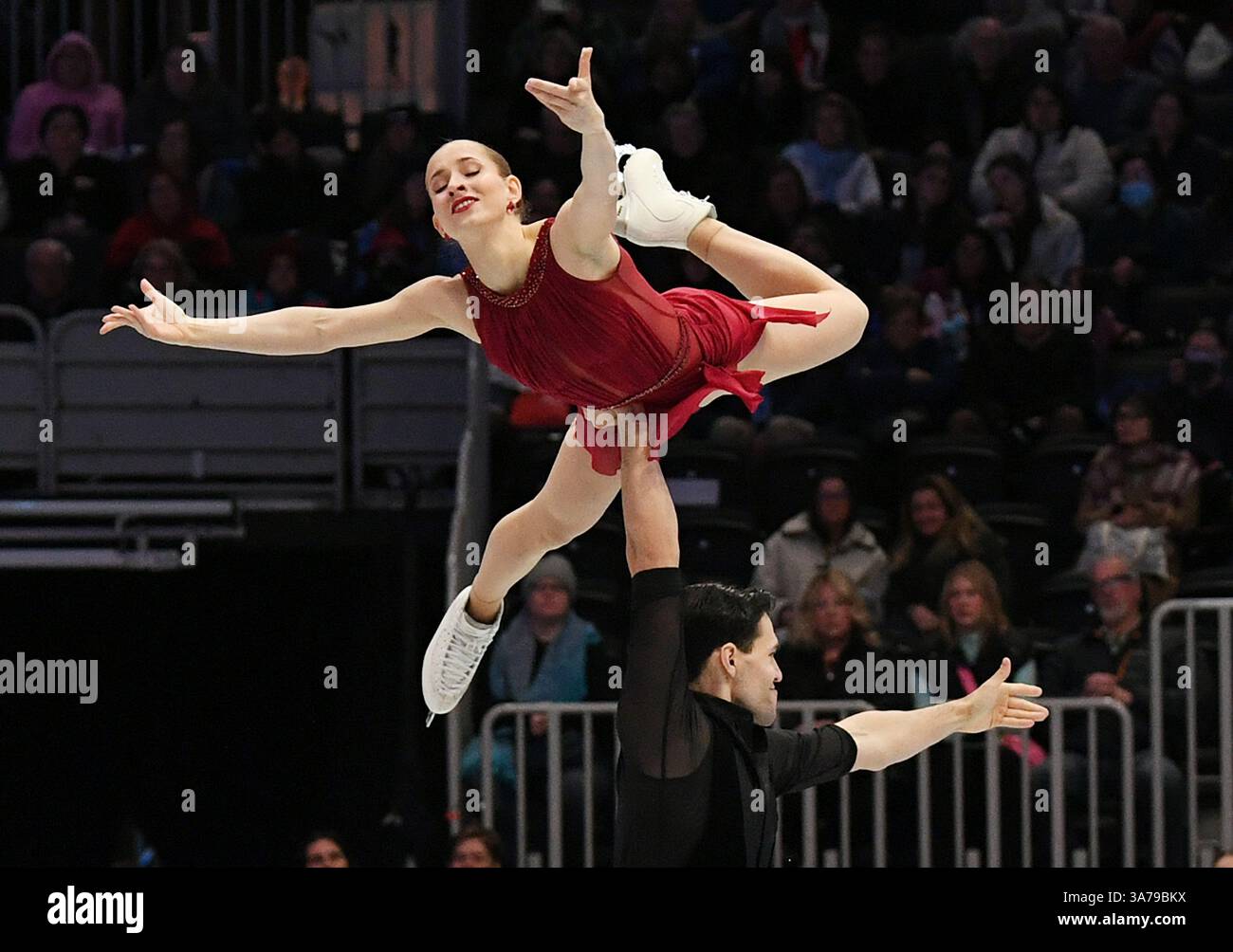 Minerva Fabienne Hase and Nikita Volodin of Germany perform in the ...