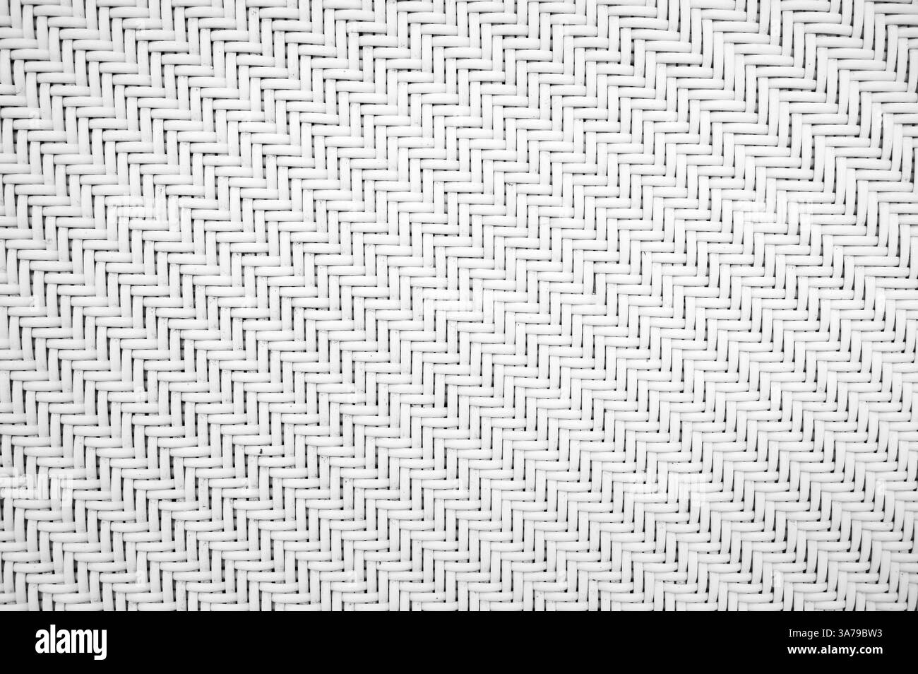 abstract white background with natural woven rattan texture. Braided ...