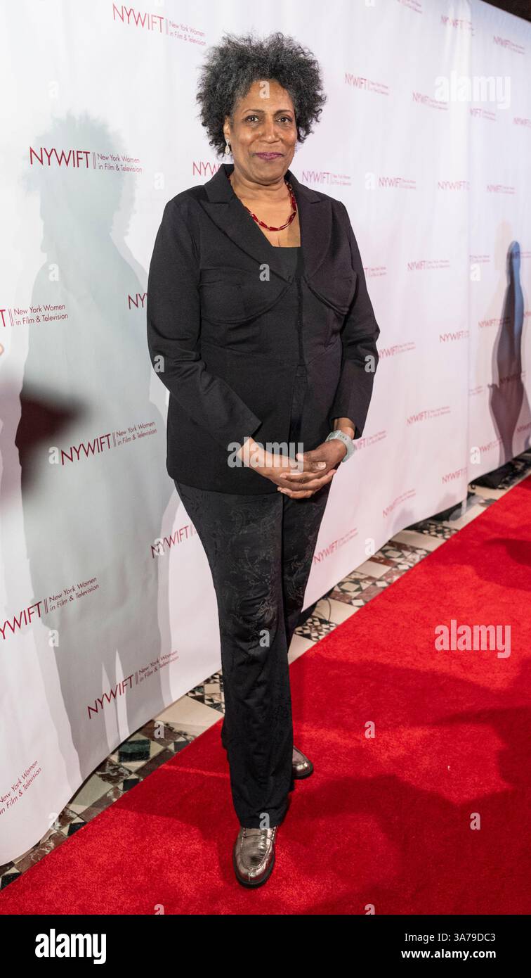 New York, USA. 26th Mar, 2025. Nancy Giles attends New York Women in ...