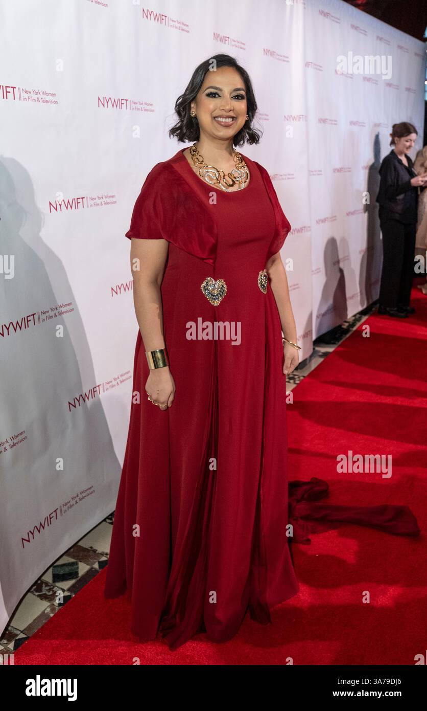 New York, USA. 26th Mar, 2025. Versha Sharma attends New York Women in ...