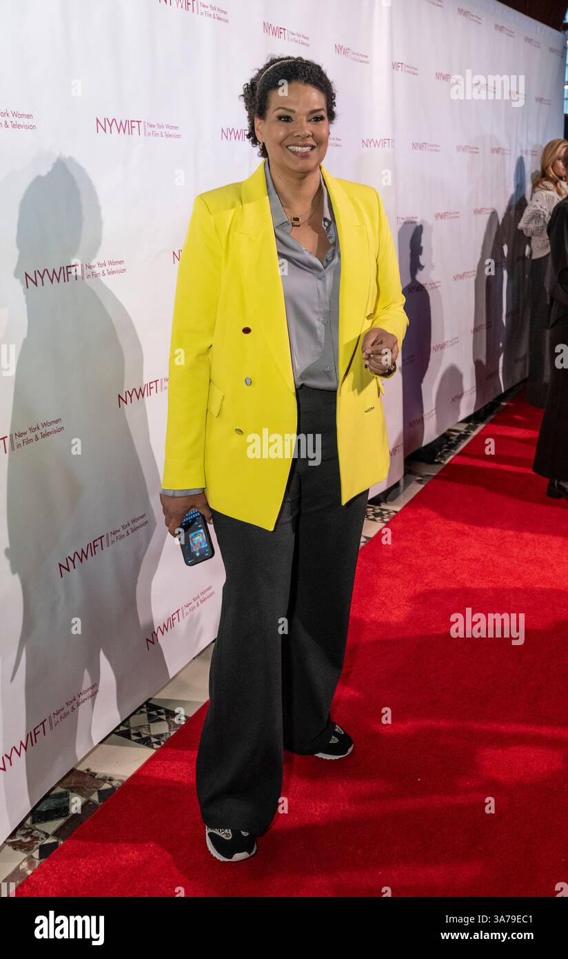 New York, USA. 26th Mar, 2025. Sara Sidner attends New York Women in Film & Television 45th ...