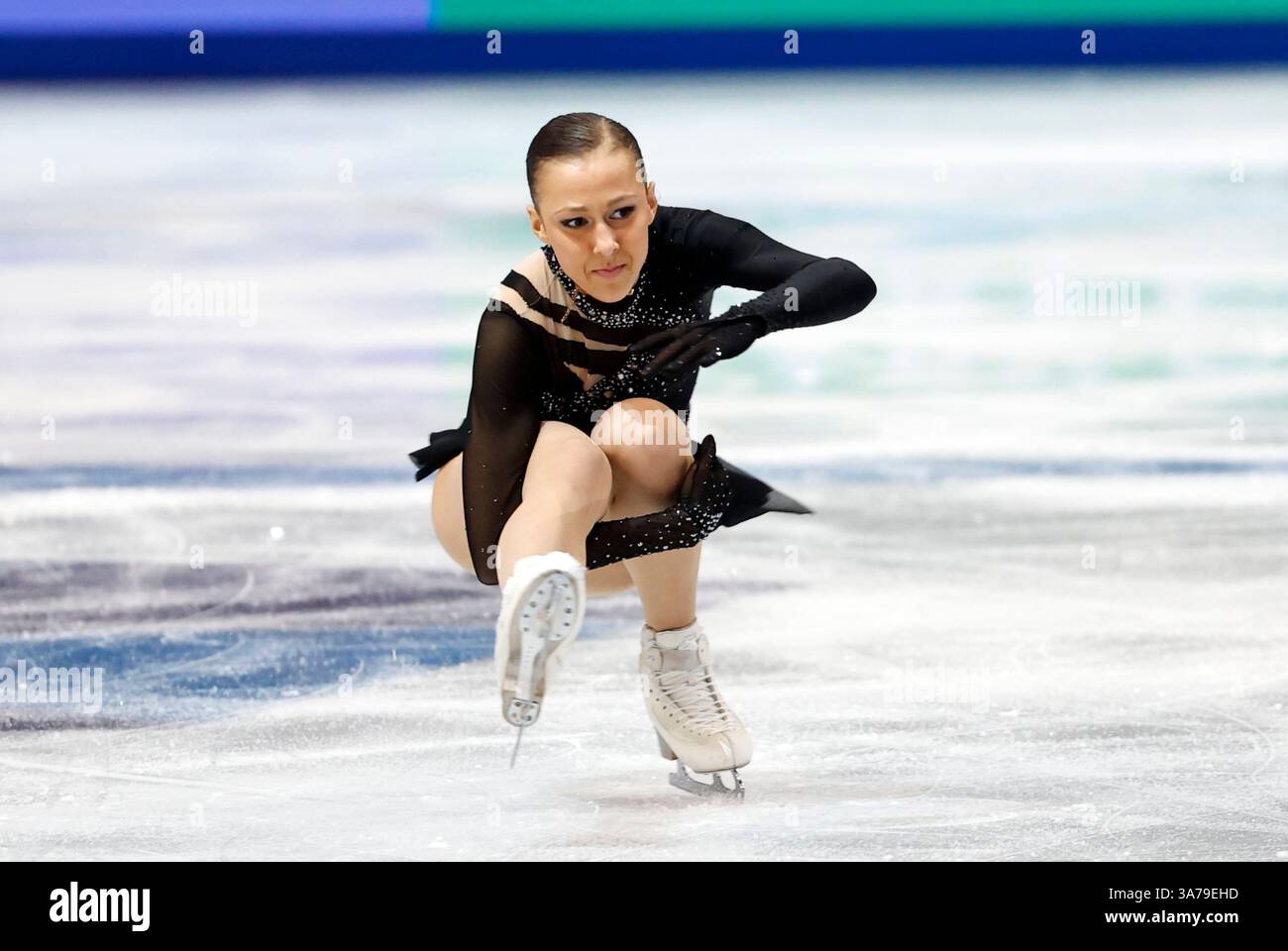 BOSTON, MA - MARCH 26: Livia Kaiser of SUI during the Women's Short ...