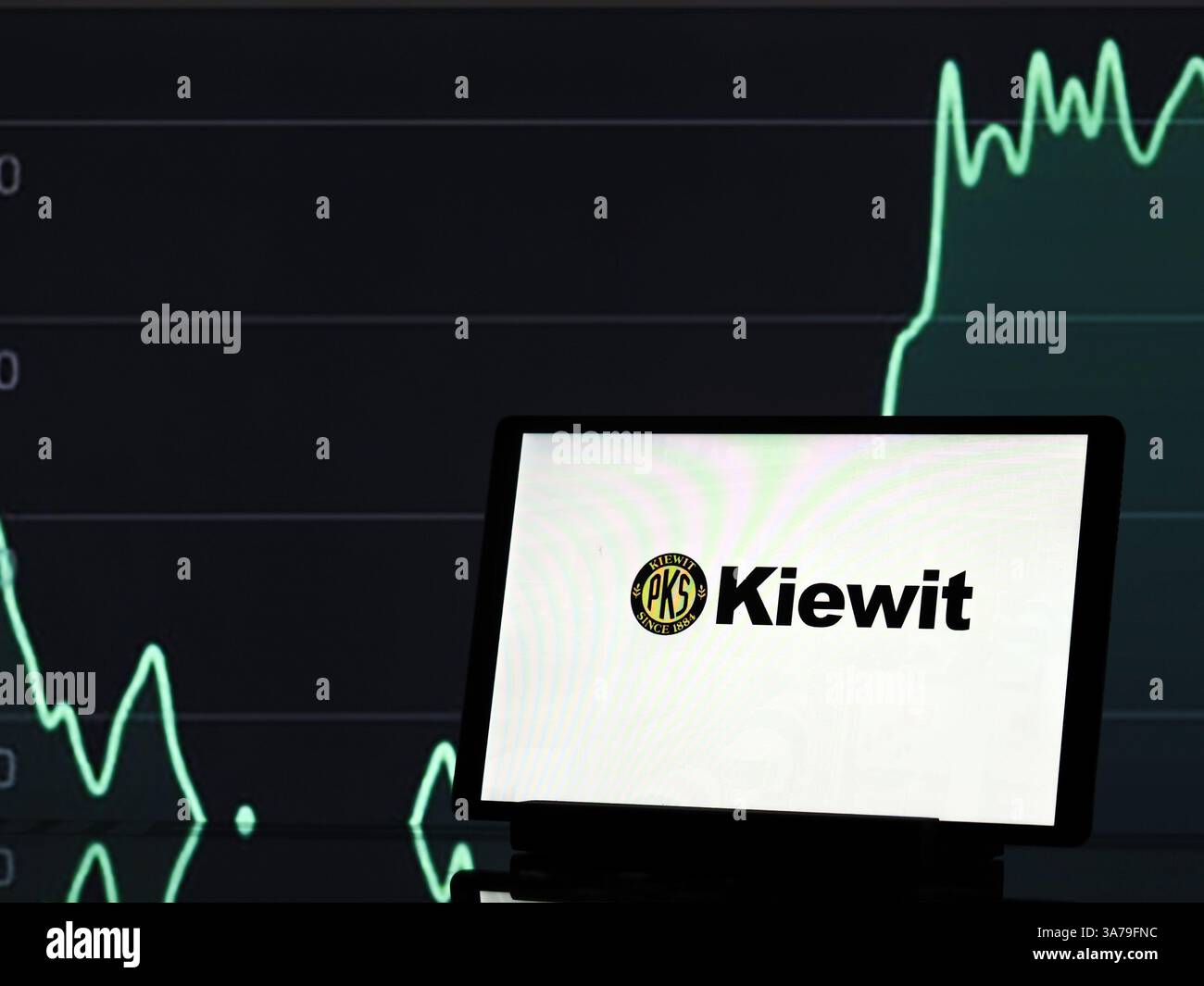 Germany. 26th Mar, 2025. In this photo illustration, the Kiewit ...