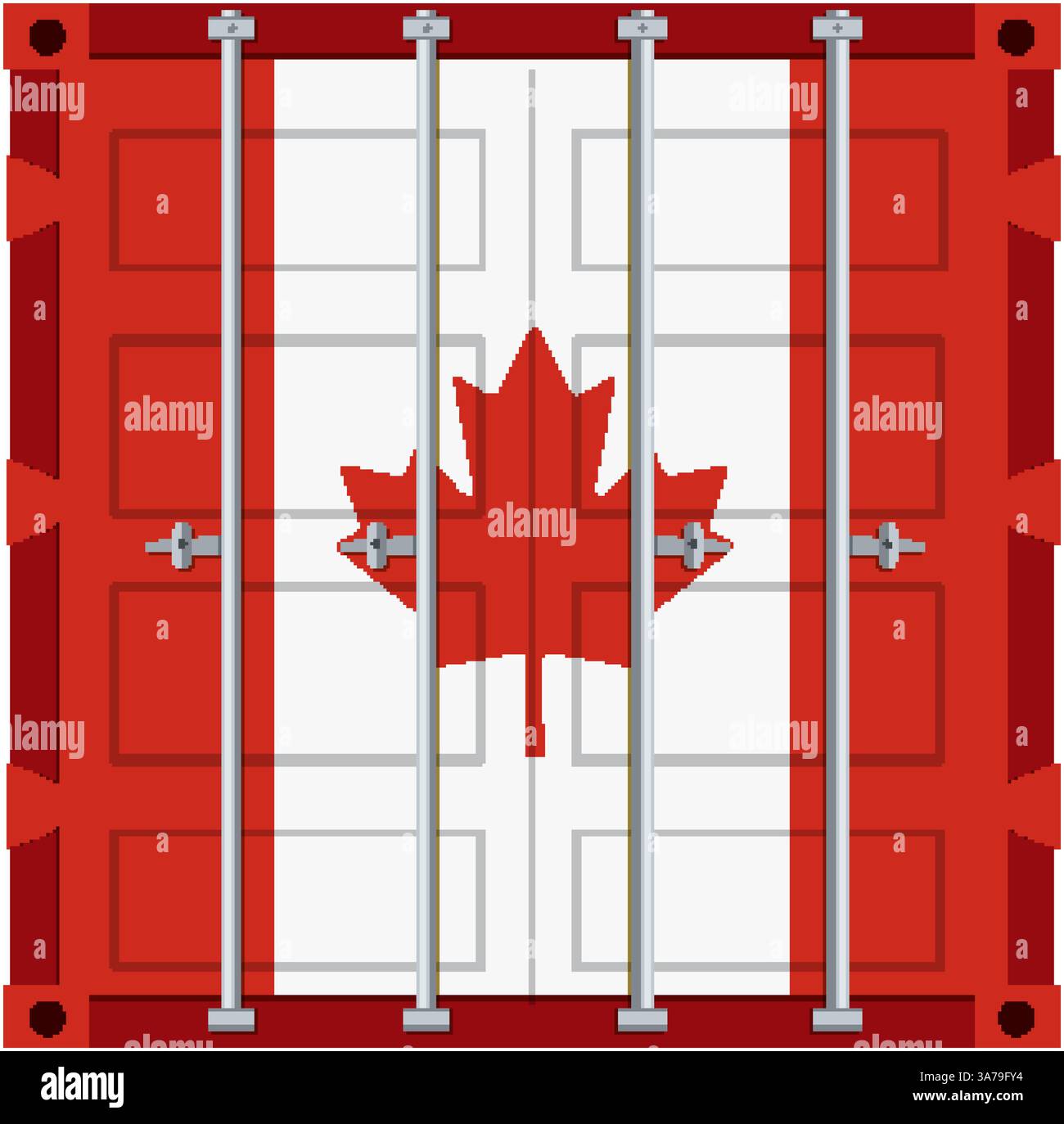 Canada container Stock Vector Images - Alamy