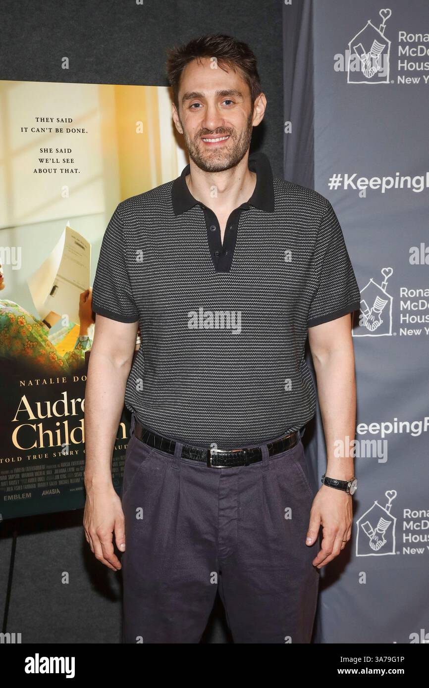 Actor Ben Chase attends the special screening of "Audrey's Children" at LOOK Dine-In Cinema on ...